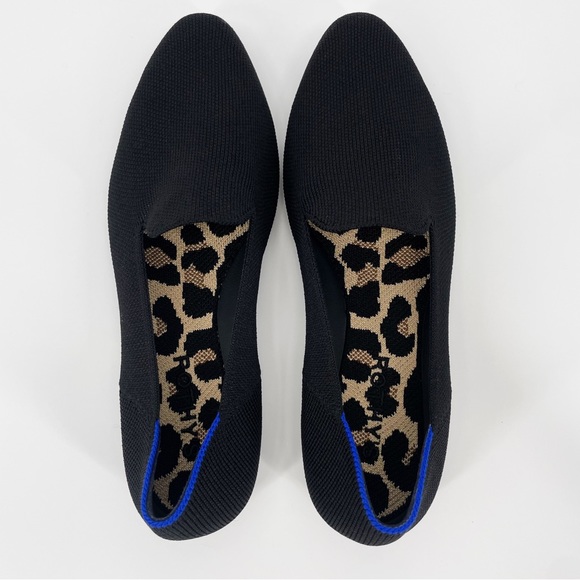 Rothy's | Shoes | Rothys The Almond Loafer In Black Flats Shoes Leopard ...